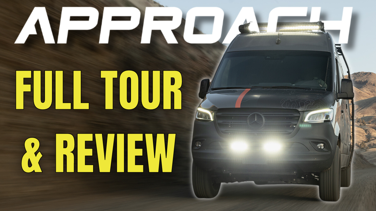 The Ultimate 4 Person Family Van Tour | Outside Van Approach 170 AWD F ...