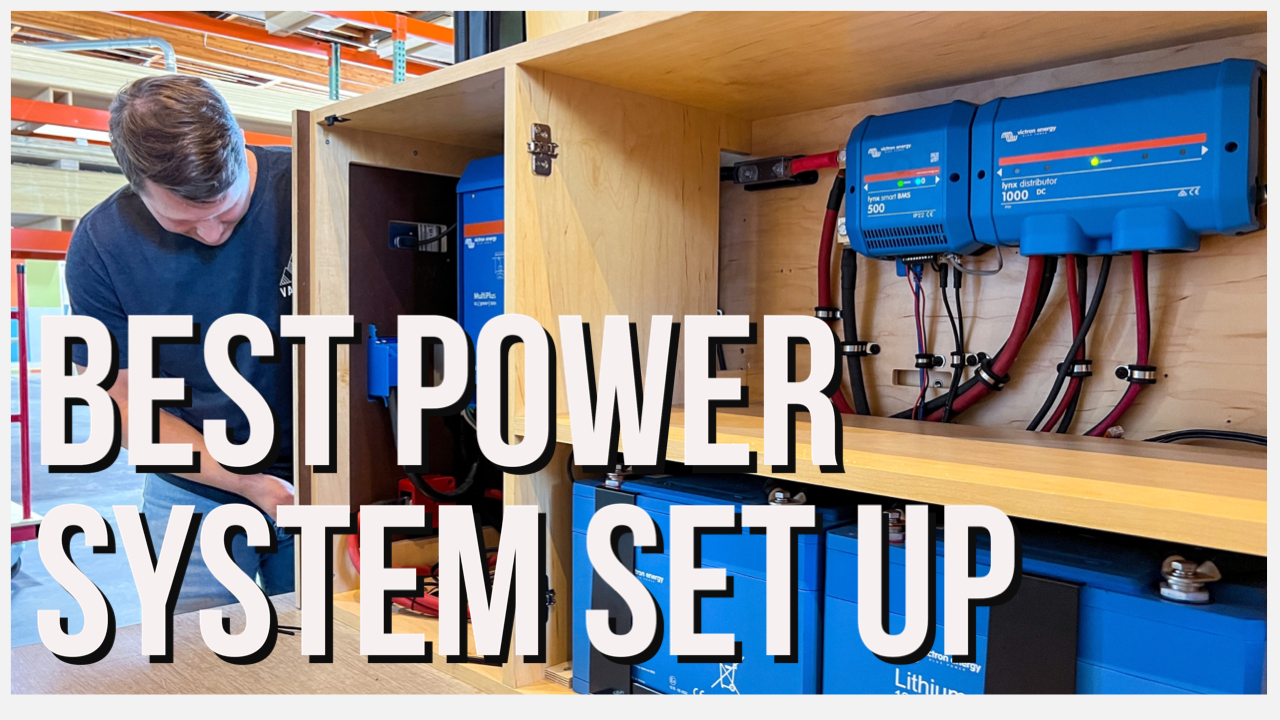 The Best Power System for Vans | Watch Before You Buy Van Electrical S ...