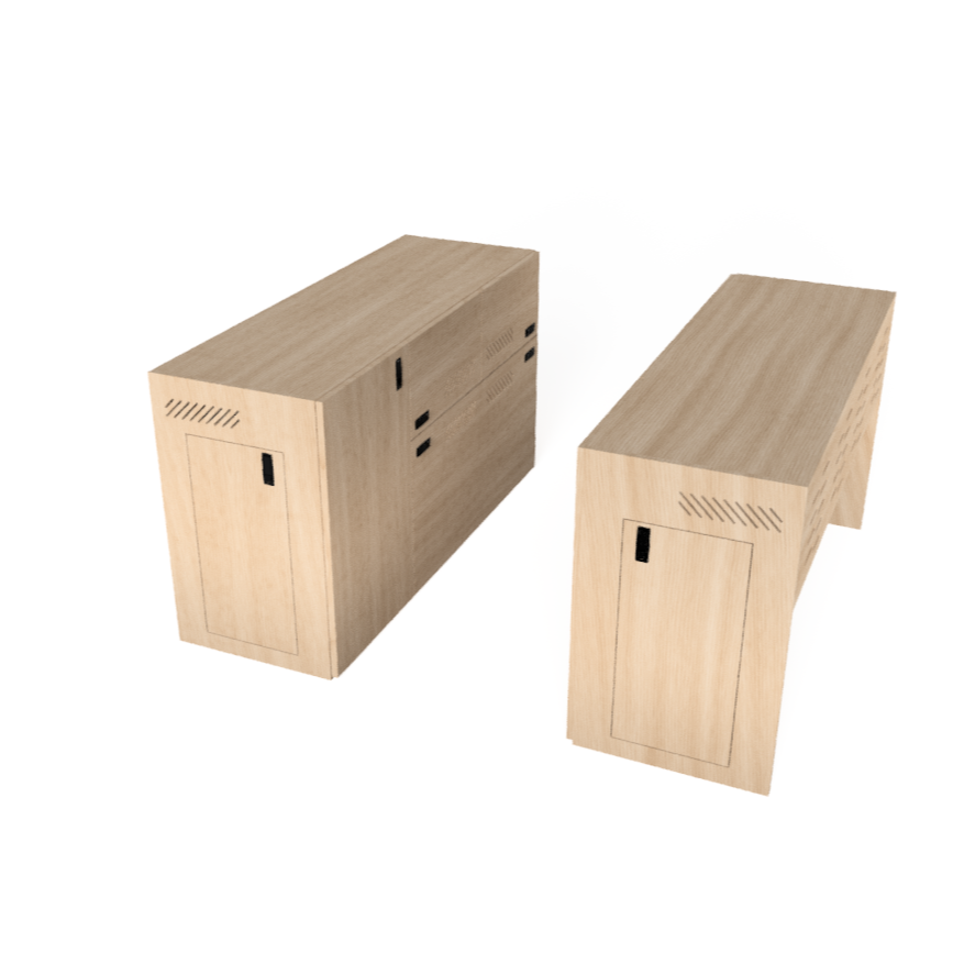 SergSupply Universal Wheel Well Box Set - Van Land