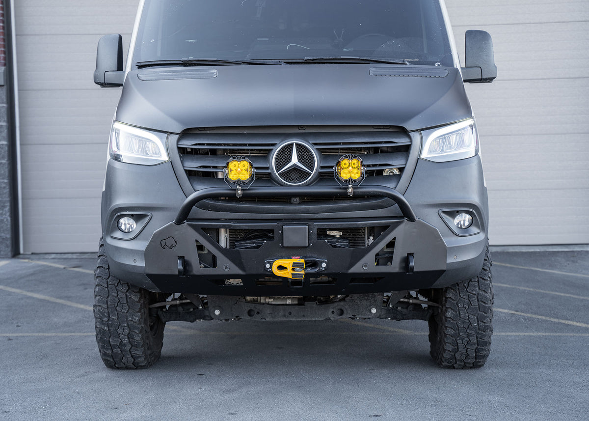 ROAMBUILT 2019+ Mercedes Sprinter Low-Pro Front Bumper - Van Land