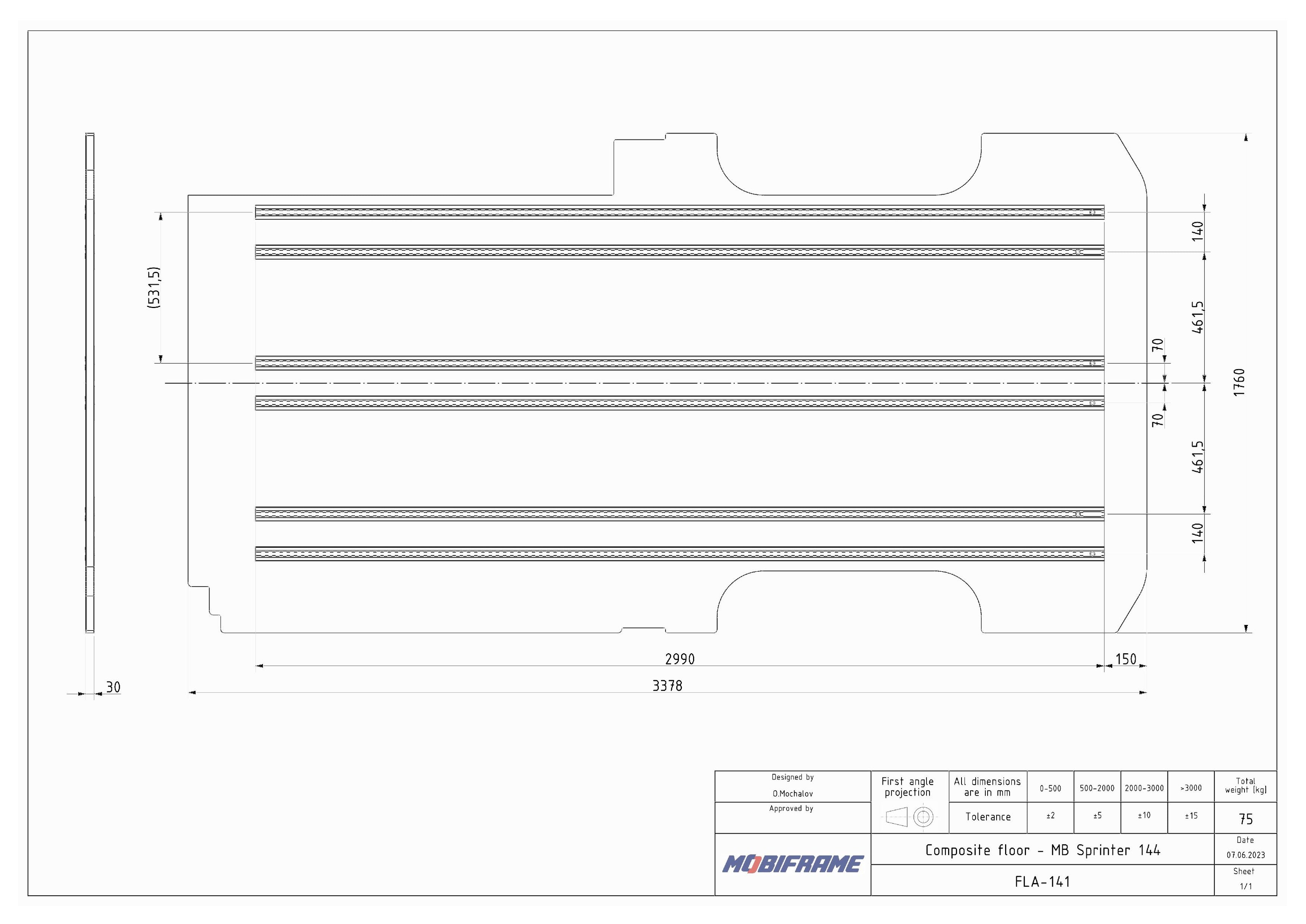 MobiFrame 2007+ Mercedes Sprinter Floor System - Van Land