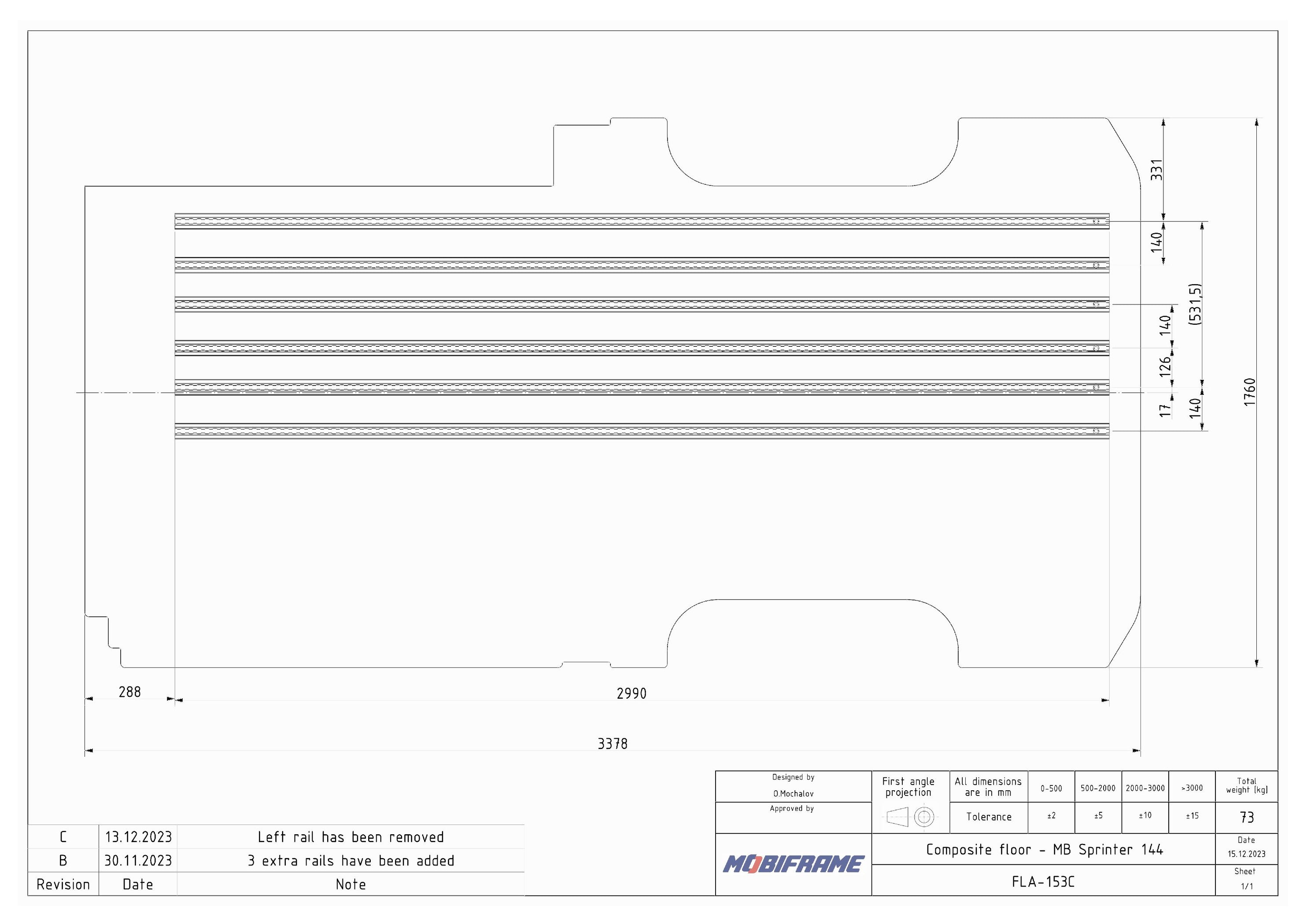 MobiFrame 2007+ Mercedes Sprinter Floor System - Van Land
