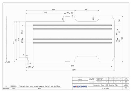 MobiFrame 2007+ Mercedes Sprinter Floor System - Van Land