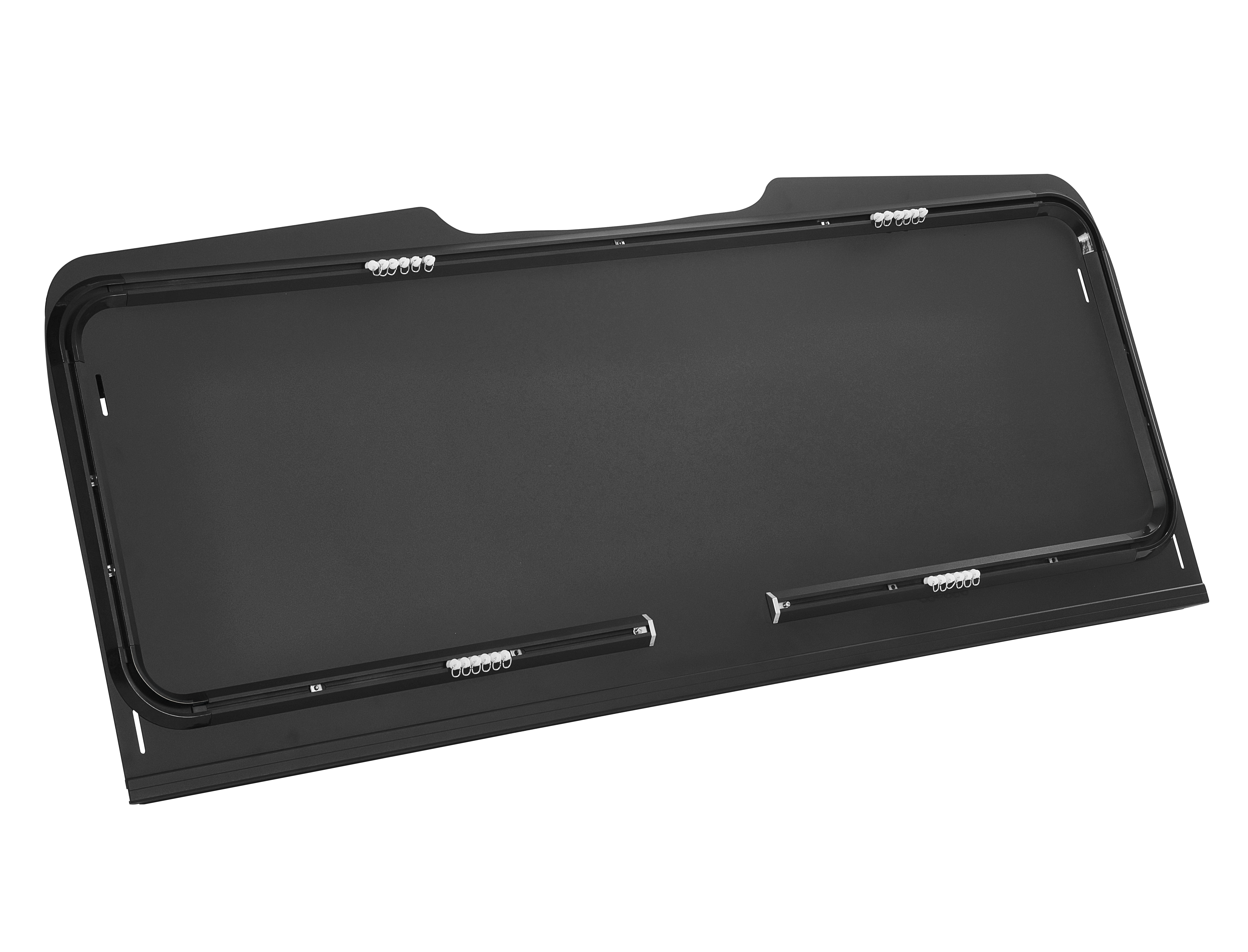 Aluminum Headliner Shelf for Sprinter | Built-in Curtain Rails - Van Land
