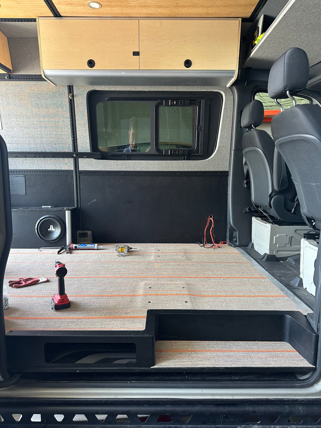 2019+ Sprinter Sliding Door Storage Step - Van Land