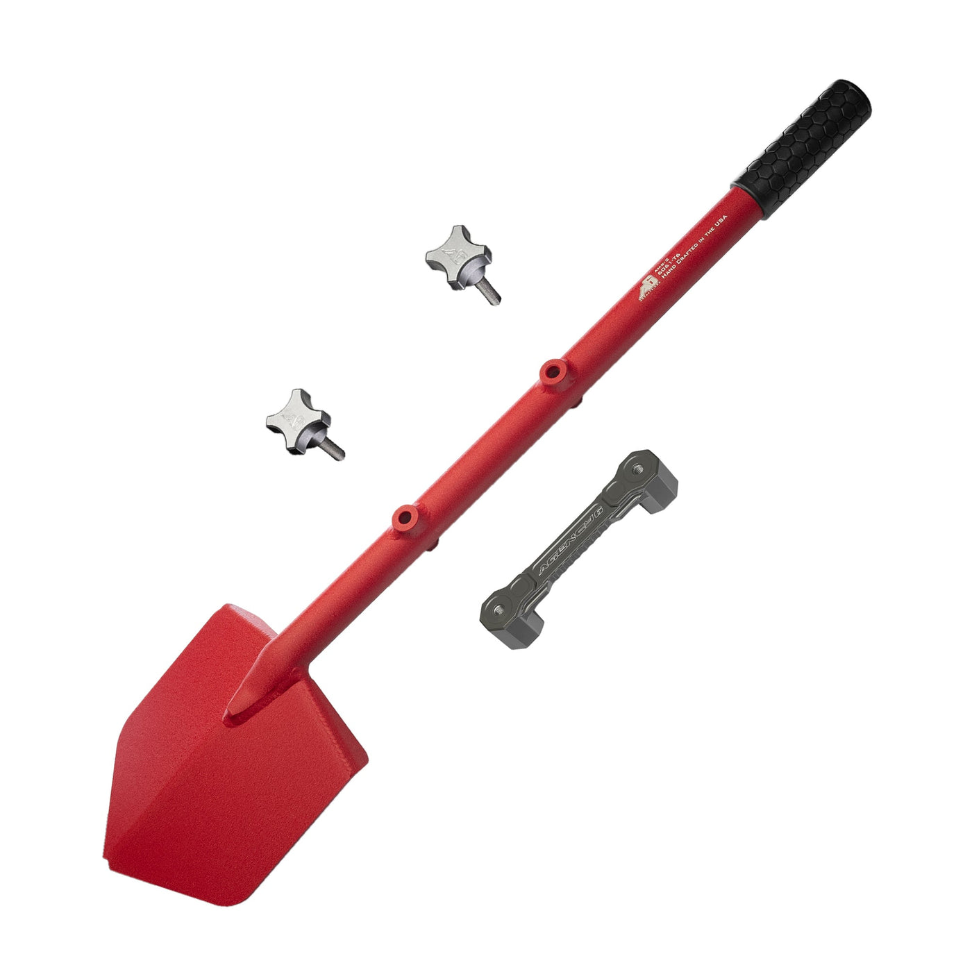 Shovel / Mount Combo - Red LONG Shovel / Grey SSM with Knobs - Van Land