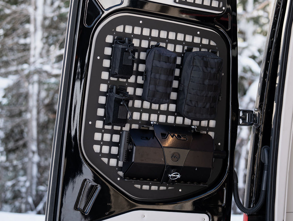 Outside Van Rear Door MOLLE Panel - Van Land