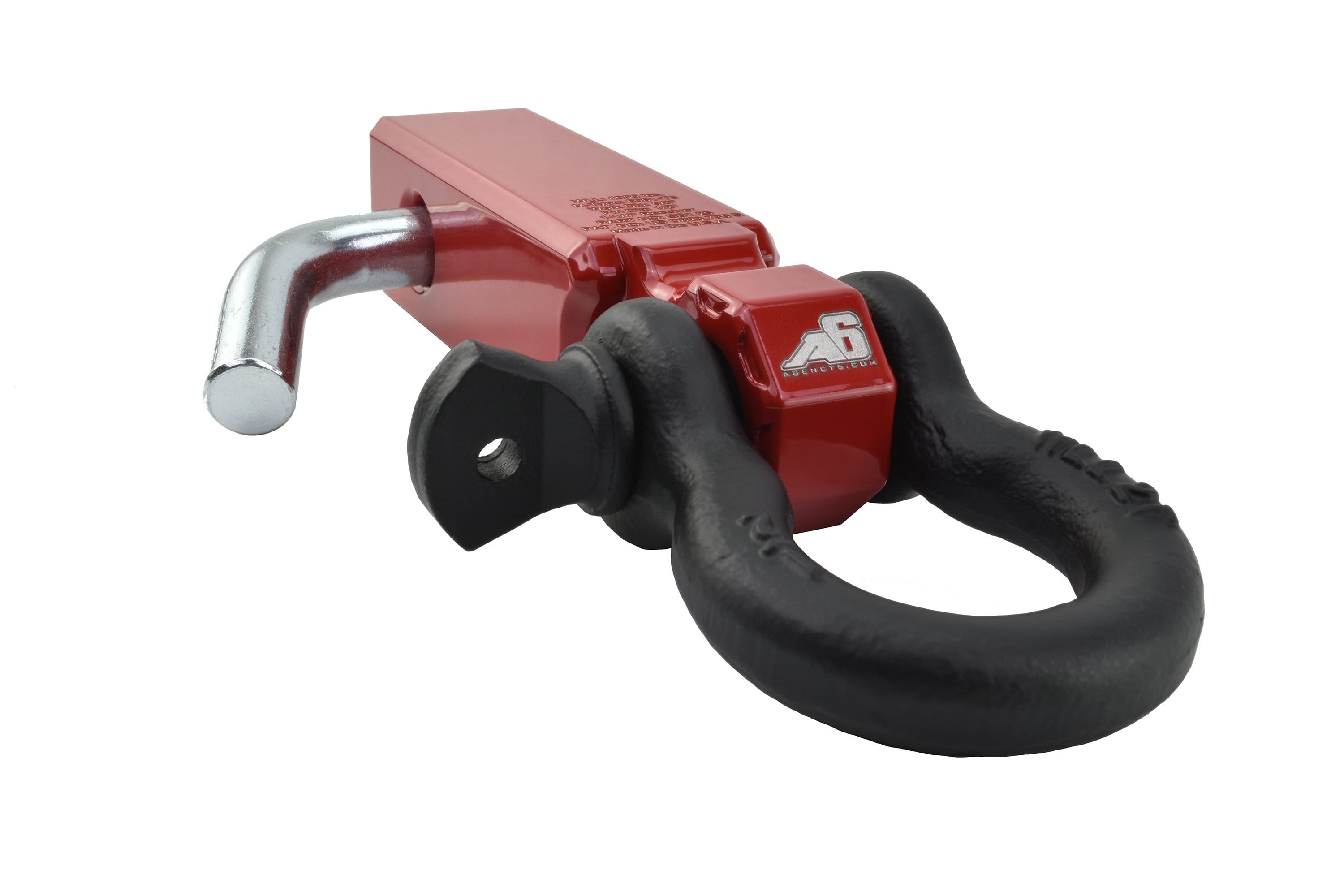 Shackle Block 1.25" Assembly - Red - Van Land
