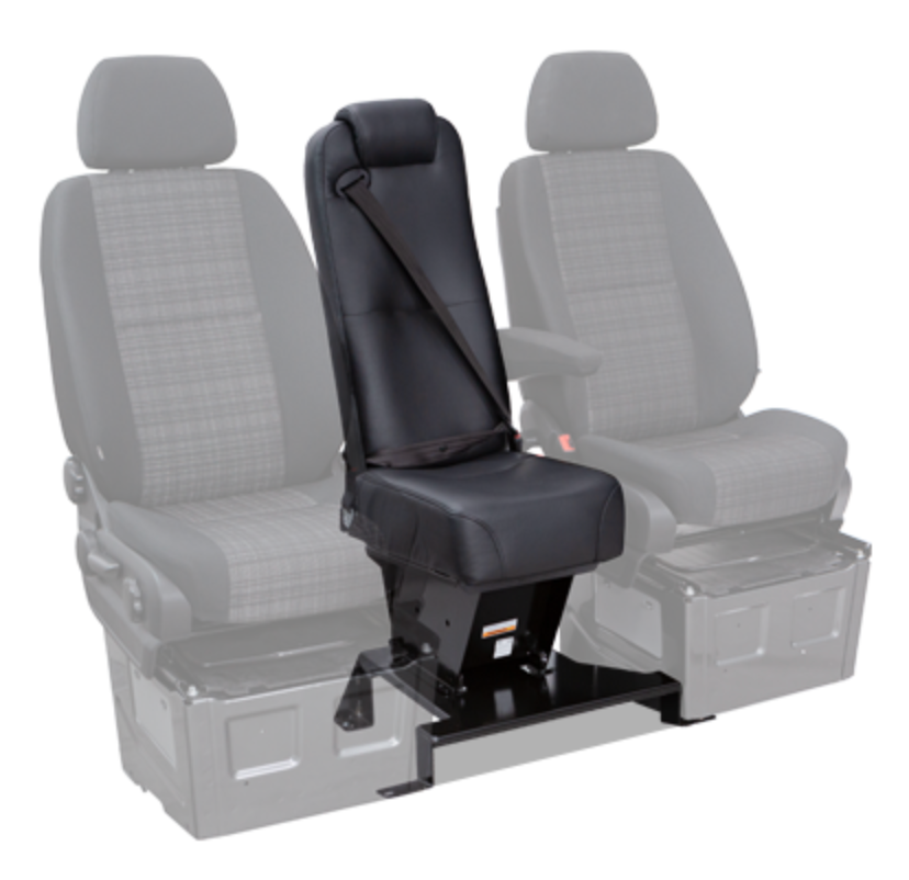 Sprinter Jump Seat w/ Quick-Release Base & Integrated 3-Point Seatbelt ...