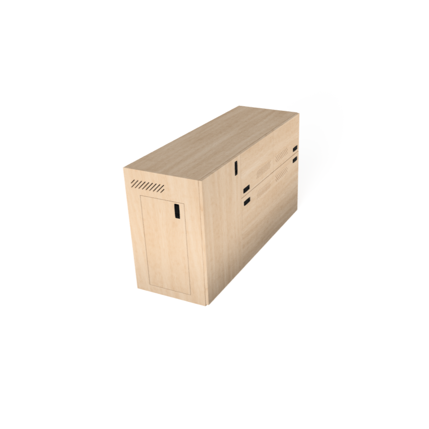 SergSupply Single Universal Wheel Well Box - Van Land
