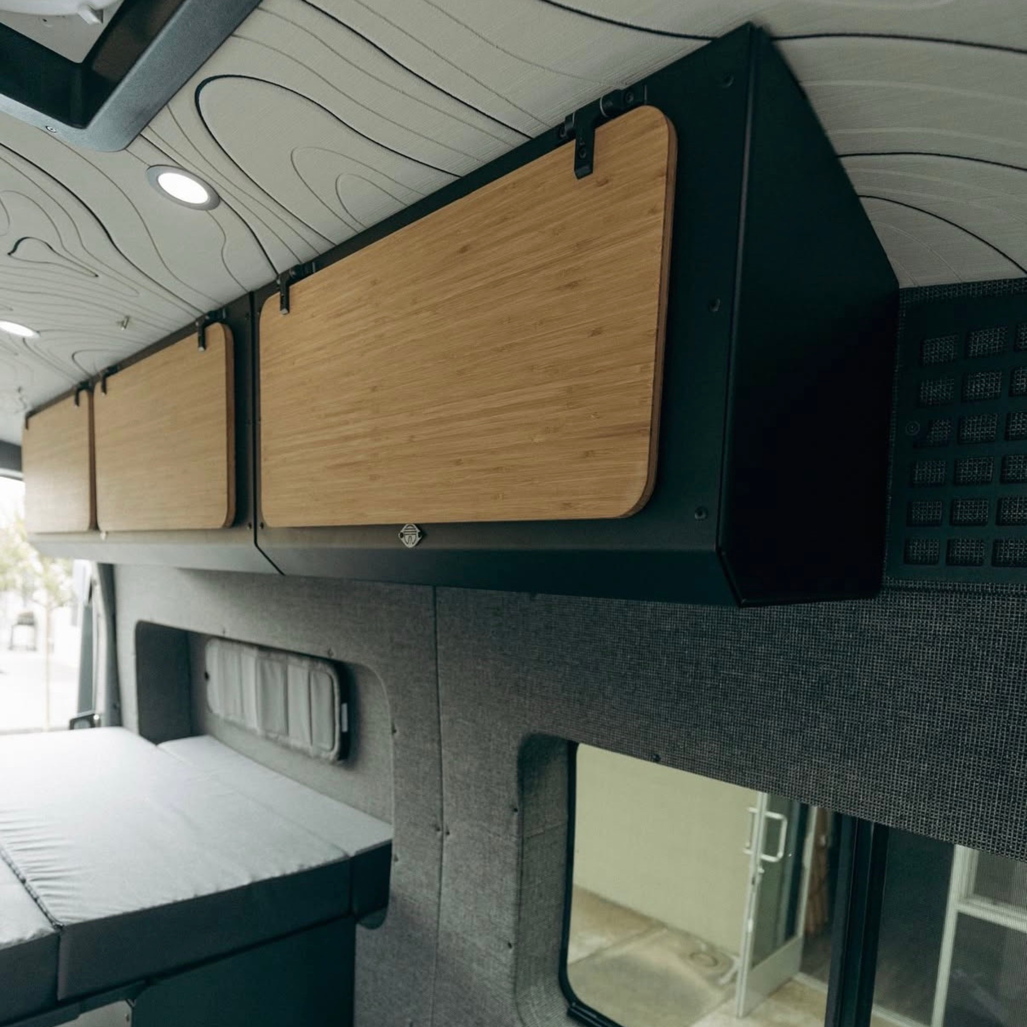 Lost Hiway Ford Transit Overhead Cabinet - Van Land