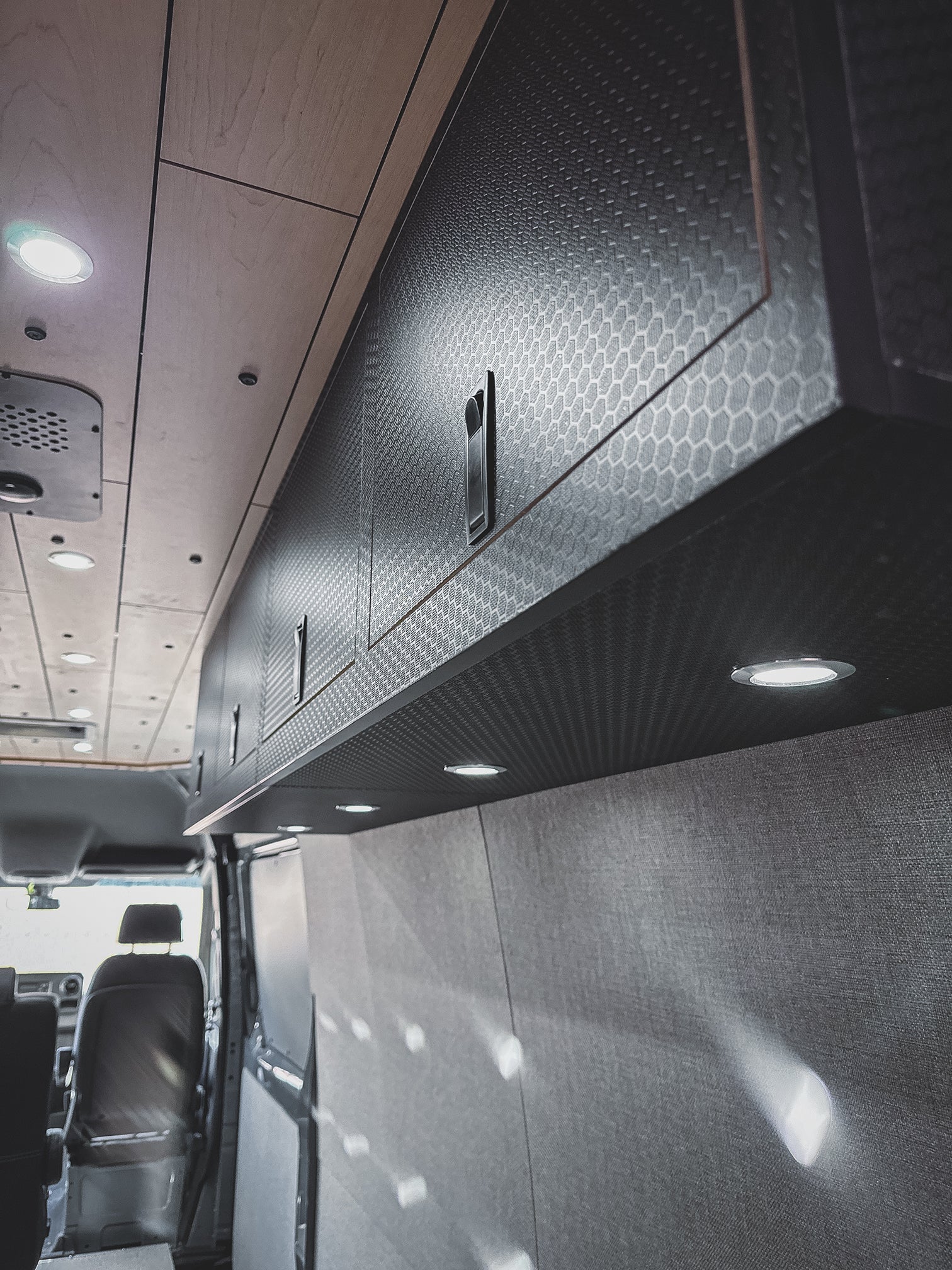 SergSupply Overhead Van Cabinet - Squared - Van Land
