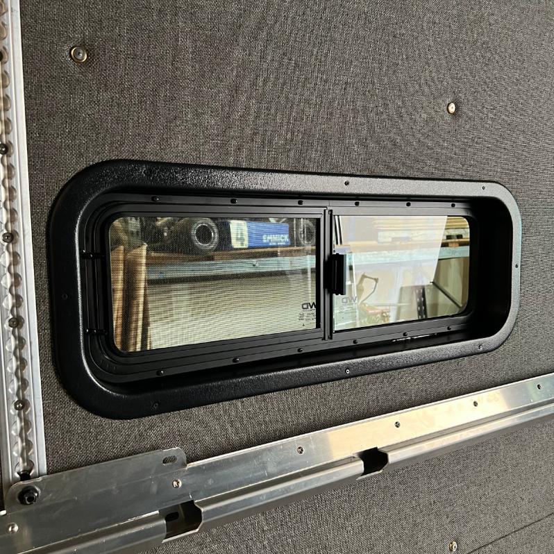 GoCode Mercedes Sprinter Rear Half-Slider Window Trim Ring - Van Land