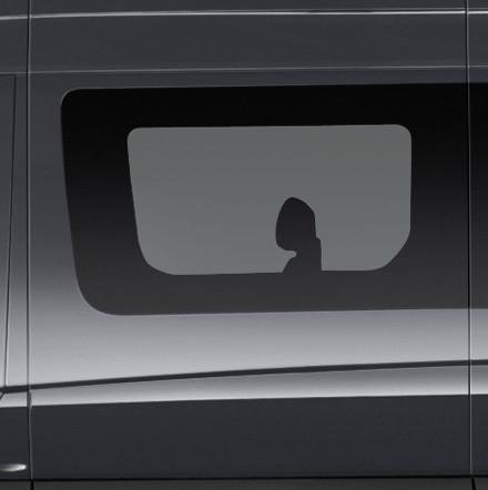 AMA Driver Side Forward Solid Glass Window 2007-2024 - Van Land